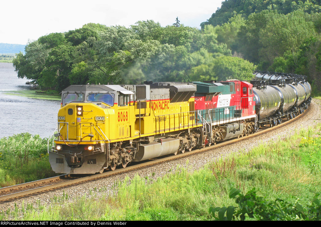UP 8068, CP's River Sub.
